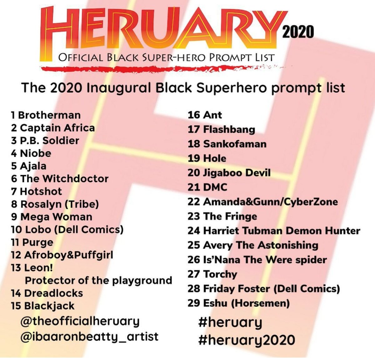 This Black comic book art challenge #Heruary is highlighting Black ...